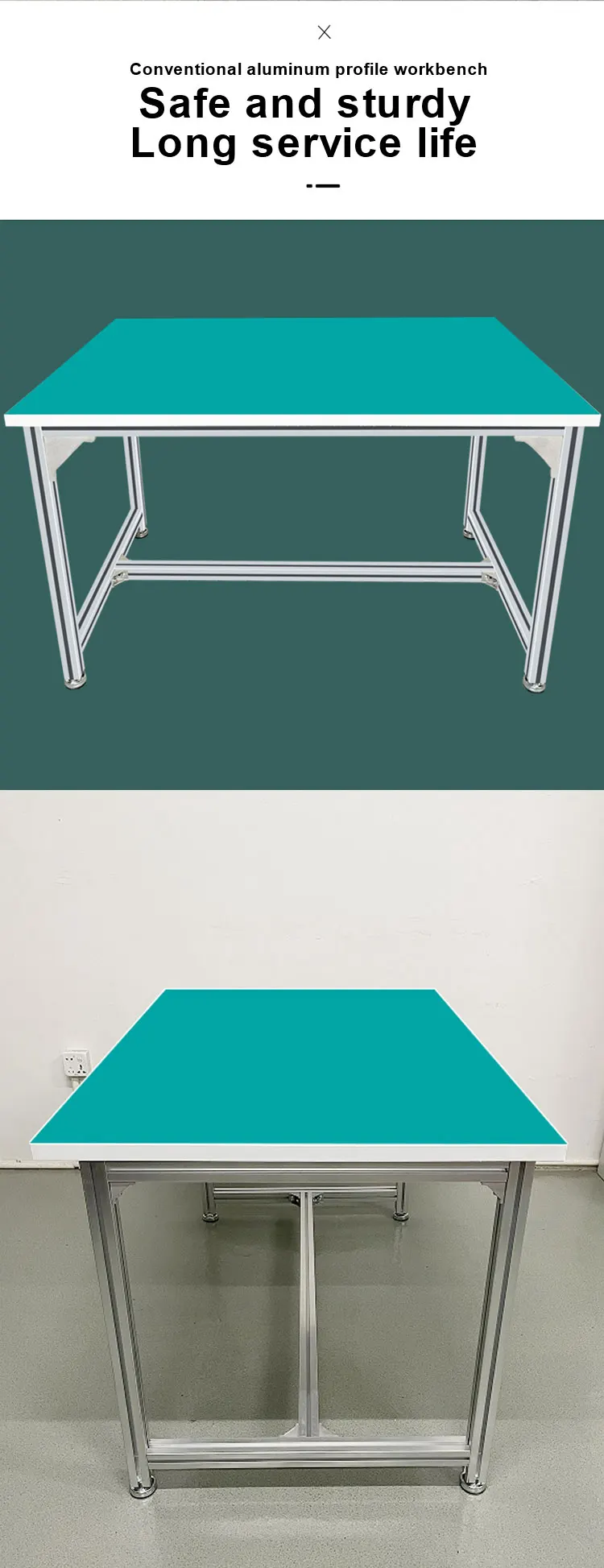 Aluminum Profile Anti-static Workbench Heavy Duty Workshop Packing ...