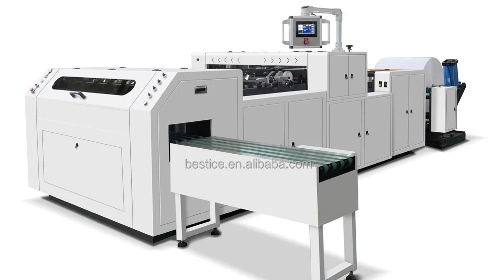 A4 A3 Size Paper Reel Automatic Roll To Sheet Slitting And Cross ...