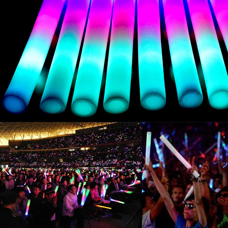 Cheering LED Foam Stick for Concert Party Flashing Light up for Party ...