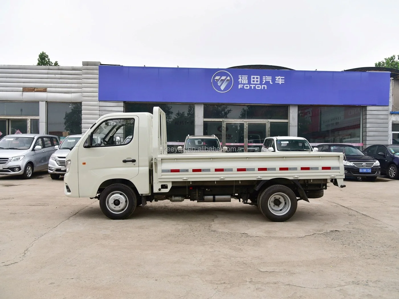 KEEYAK 2024 Foton TM3 LHD RHD 1.5ton Mini Cargo Fence Truck Gasoline ...