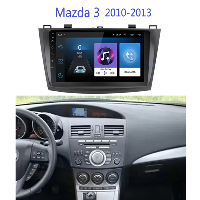 9 Inch Fascias For Mazda 3 2009-2013 Car Radio Android Stereo Mp5 ...