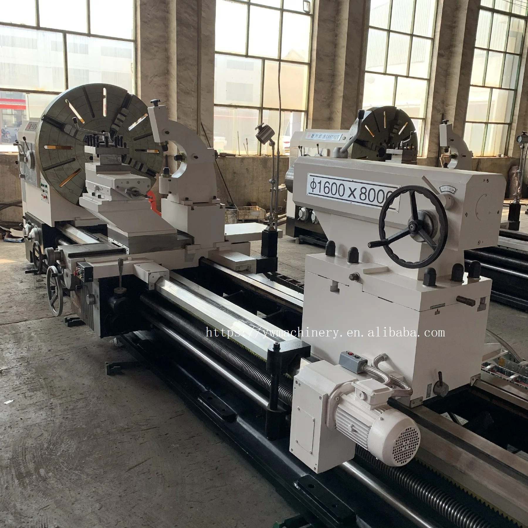 Parallel Lathe Swing 1600mm and Spindle 130mm Lathe Machine for Metal ...