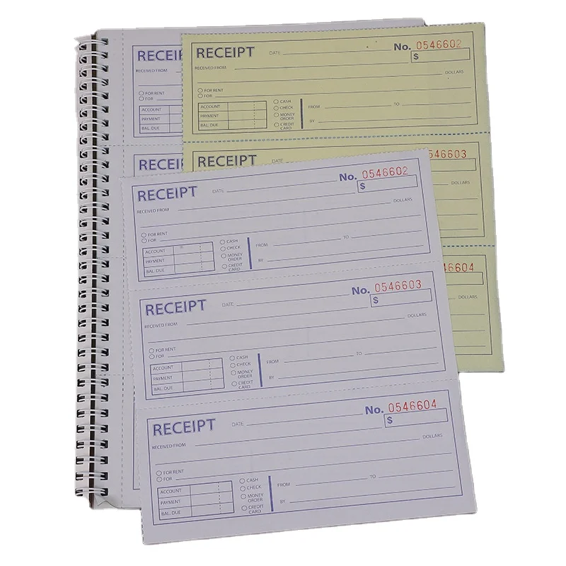 Custom Thank You Receipt Custom Receipt Book Personalized Multipurpose ...