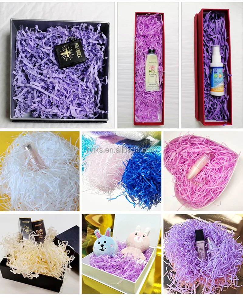 Crinkle Filler Paper Strip Paper Cutter Shredder Machine