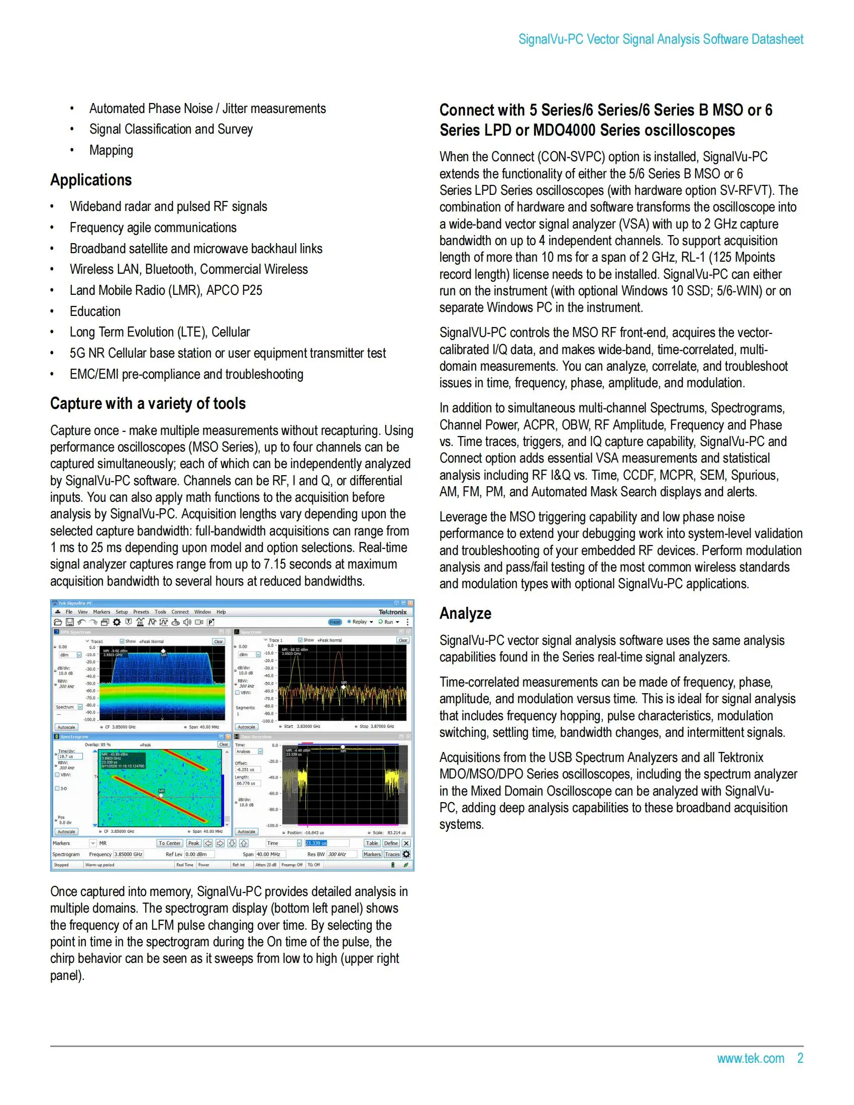 SignalVu PC RF Spectrum Analyzer Software Multi Channel RF Analysis Tektronix| Alibaba.com