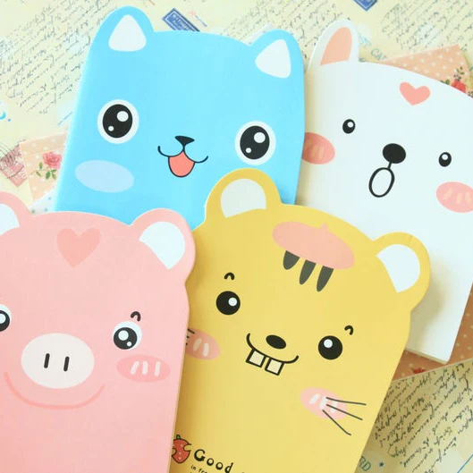 Wholesale Custom Printed Kawaii Shaped Cat Daily Planner Memo Pad ...