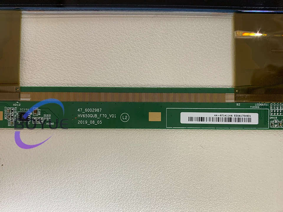 Hot Sale 65 Inches Lcd Tv Panel Screen Hv650qub-f70 Lcd Display Screen ...