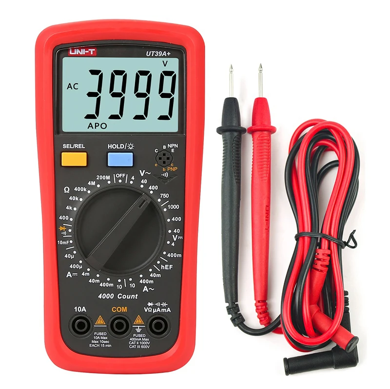 Uni-t Ut39a+ Manual Digital Multimeter - Buy Digital Multimeter Dc Ac ...