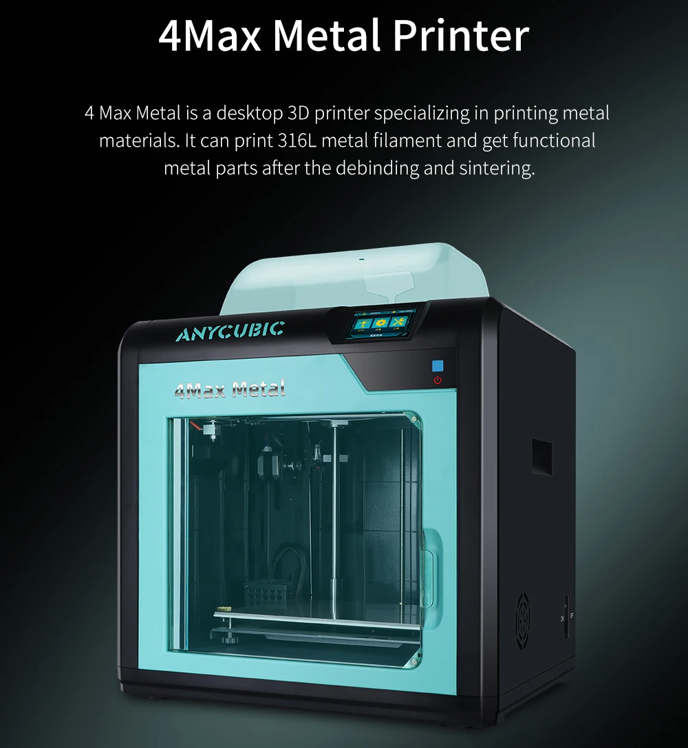 Anycubic 4Max Metal FDM 3D Printer Machine - OEM/ODM | Wholesale