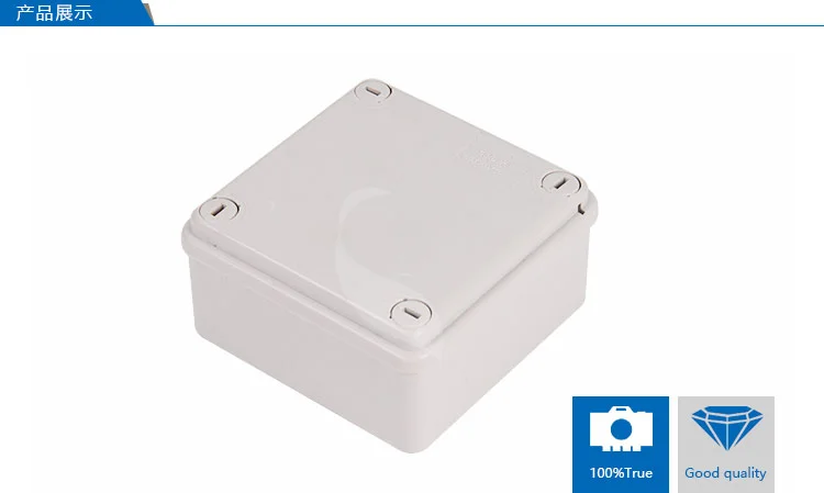 Small Junction Box Cs-ng-101050 100*100*50mm Light Grey Screw Type Abs ...