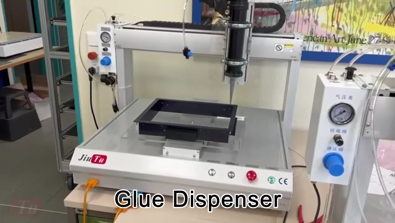 Adhesive Dispensing Robot Automatic Silicone Glue Waterproof Uv Glue Dispenser Applicator Gluing ...