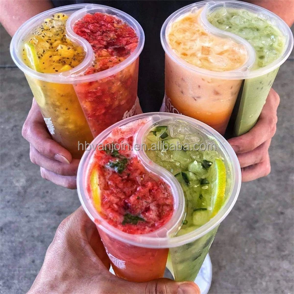 Split Cup Bubble Tea - Perfect for Sharing & Customization