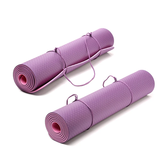 Luxury Workout Exercise TPE Yoga Mat - Eco Friendly Grip