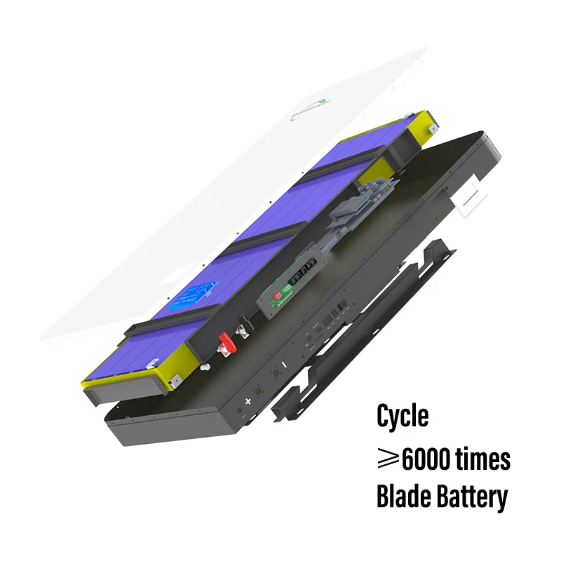 Customised 48v 51.2v 138ah 7kwh Wall-mounted Lifepo4 Byd Blade Battery ...