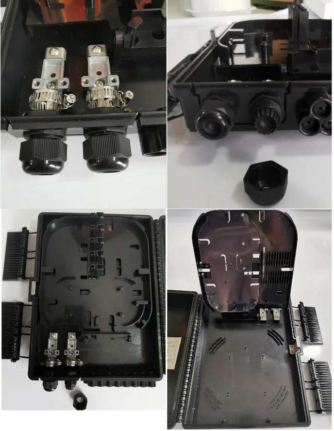 16-Port Fiber Distribution Hub - Outdoor Pole Mount Terminal Box for ...