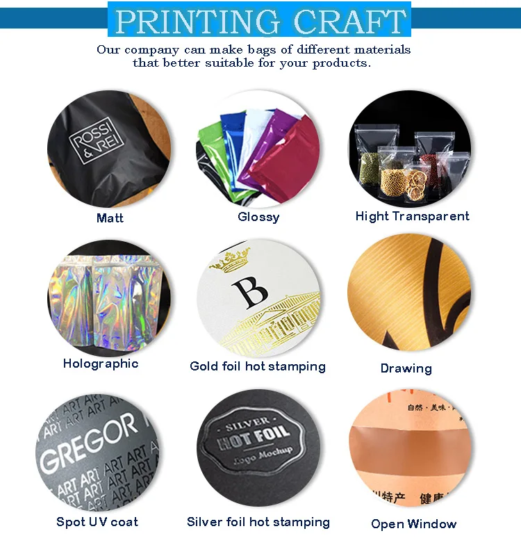 Custom Printed Baggies Aluminized Foil Logo Mylar Zip Lock Aluminum ...