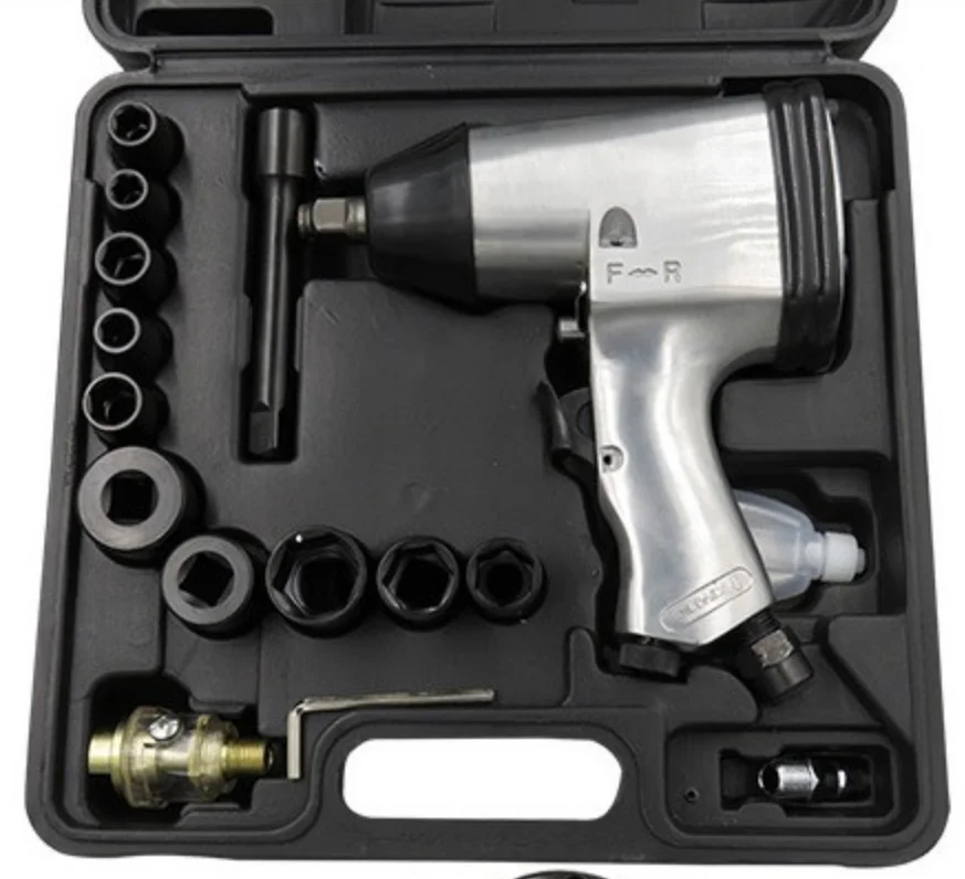 Pneumatic Tools - Intertool Air Impact Wrench Set for Carpentry
