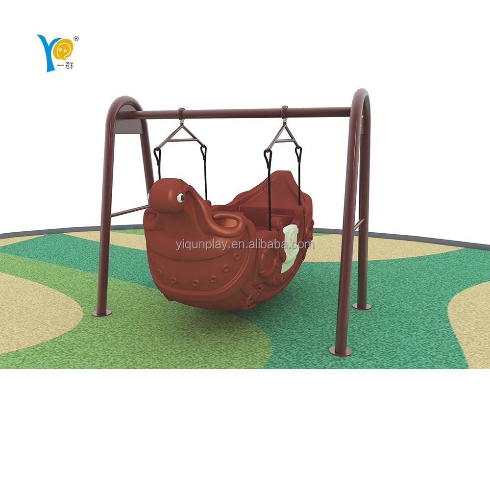Kids Playground Swing Pirate Ship Boat Children Outdoor Indoor Swings ...