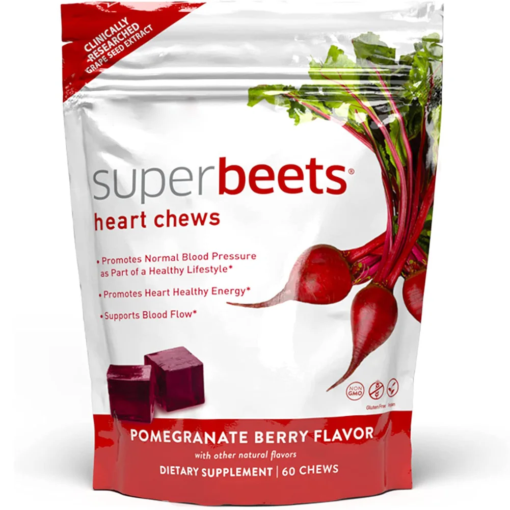 Rts Moq 50 Bag Pack Beet Root Heart Chews Red Beet Powder Chew Soft Candy For Herbal Energy ...