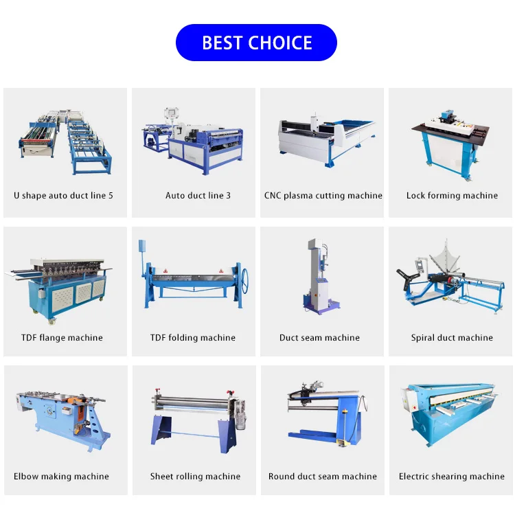 Pittsburgh Lock Former for HVAC S-Shaped Roller Duct Making Machine ...