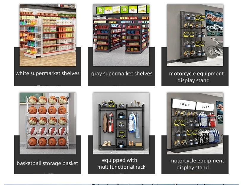 Modern Retail Shop Gondola Shelving System Display Units Shelves ...