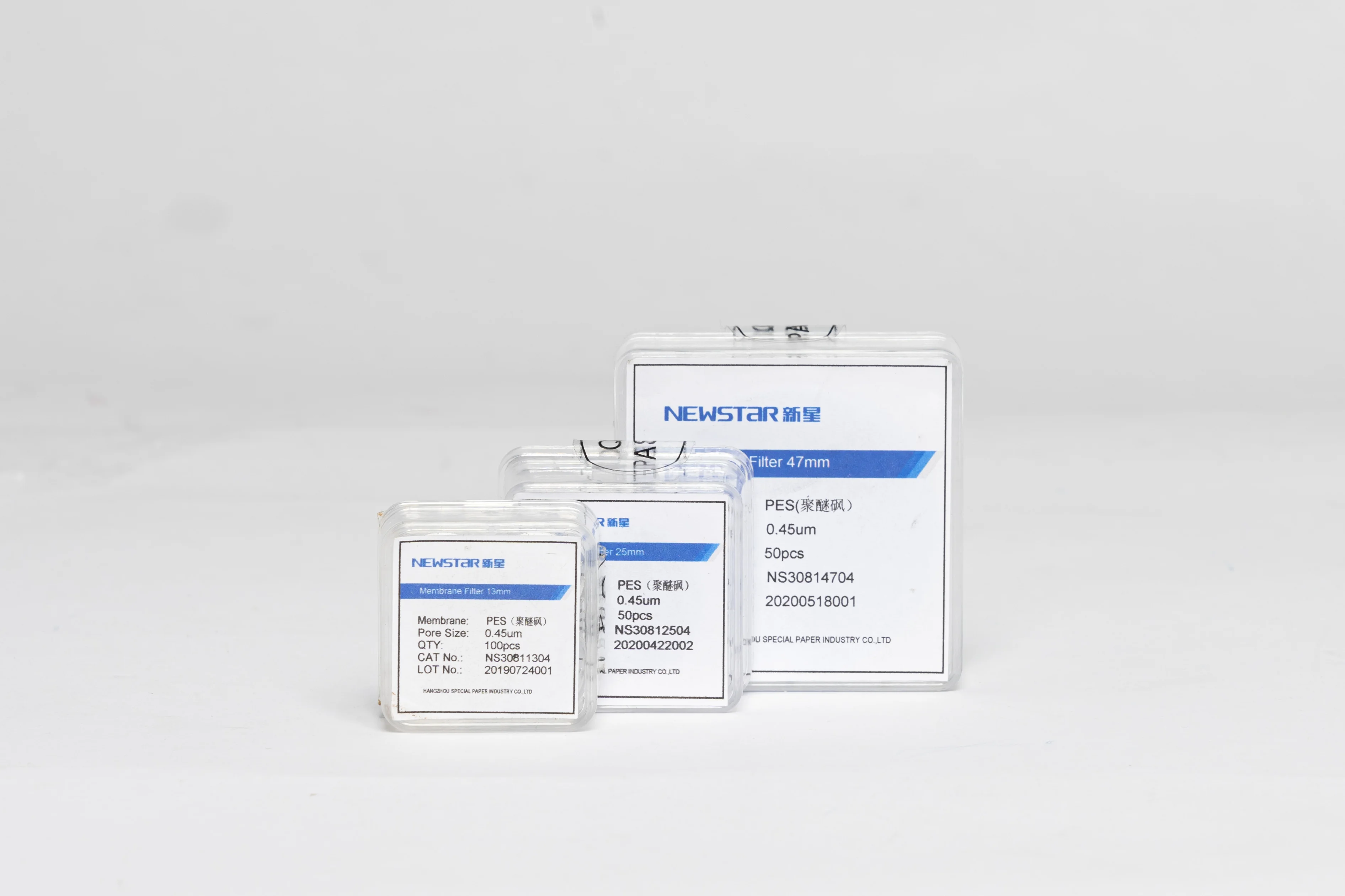 NEWSTAR Hydrophilic PVDF Membrane Filters for Lab Filtration