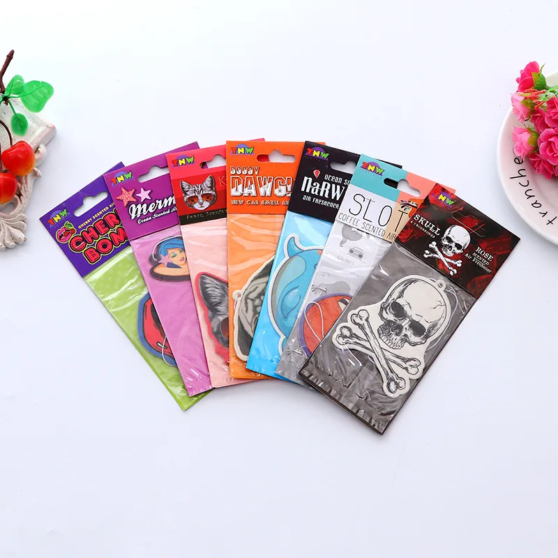 Custom Shape Paper Lasting Long Scent Car Air Freshener Paper Fragrance ...