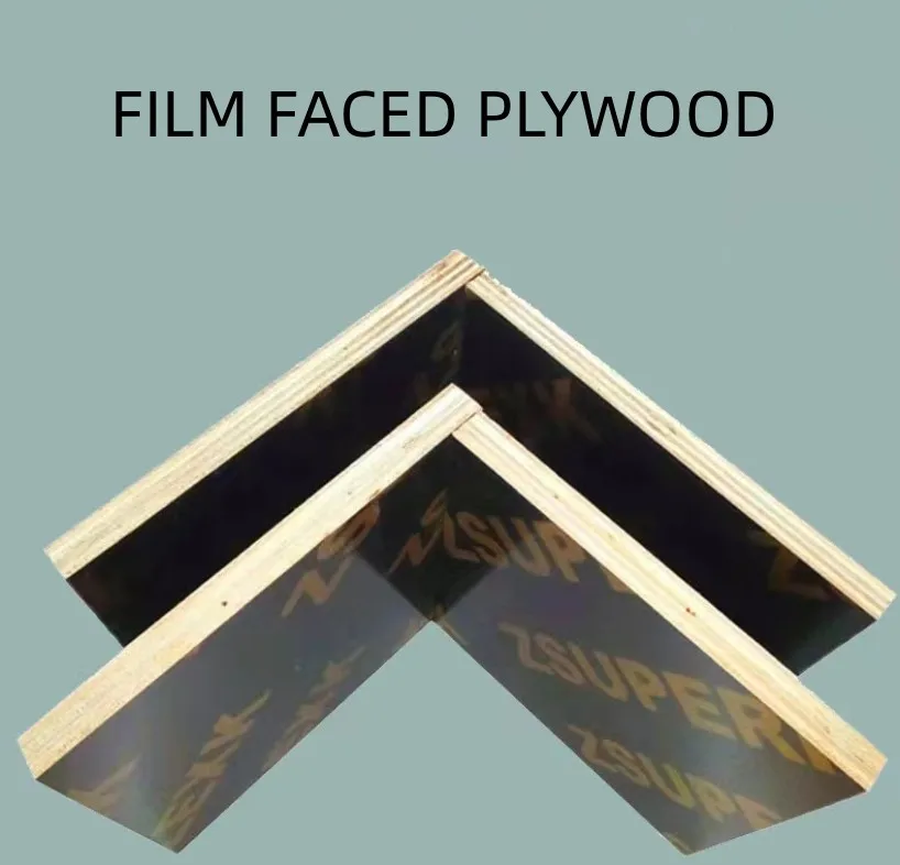 Poplar Core Phenolic Formwork Plywood Shuttering Film Faced Plywood ...