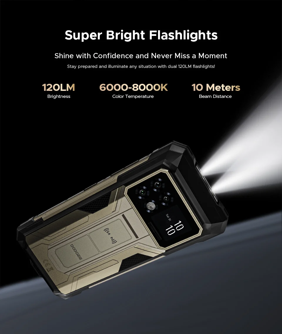 DOOGEE S200 Max 5G Rugged Phone - 16GB RAM, 512GB Storage