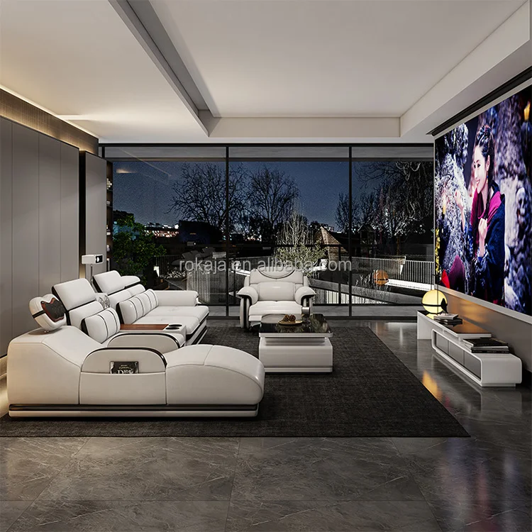 Luxury Smart Multi-Function Sofa - Adjustable & Recliner