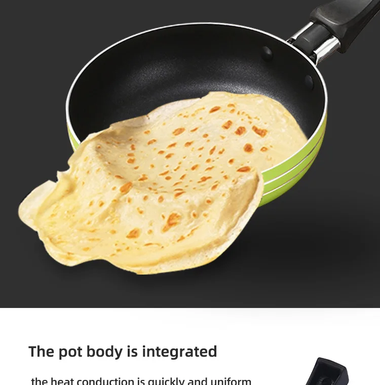 Factory Price Cookware 12/14/16 CM Multi-color Frypan Non Stick Mini ...