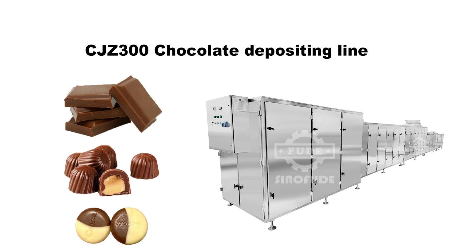 High Productivity Nuts Chocolate Bar Machine by SINOFUDE