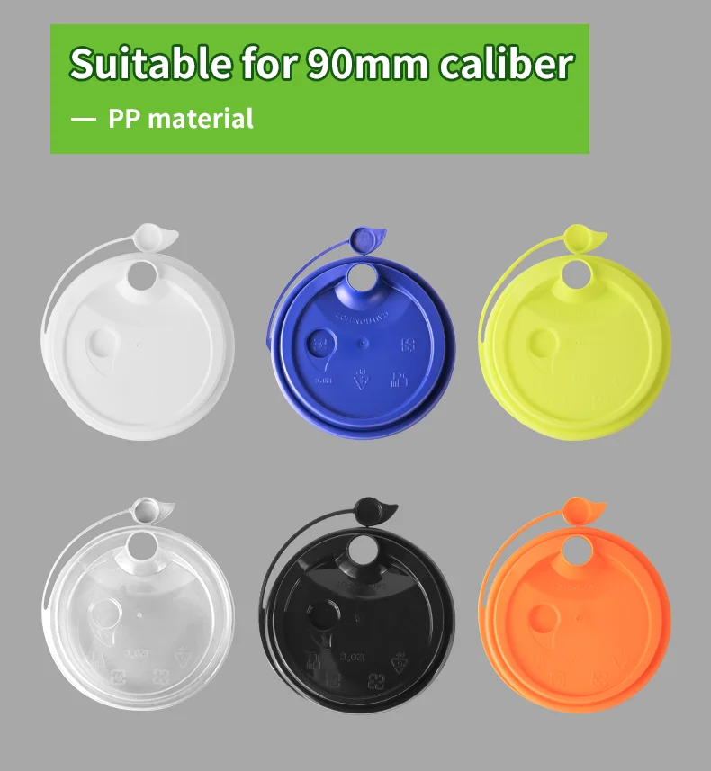 Cundao Take Away Disposable Recyclable Hard Plastic Paper Cups Covers ...