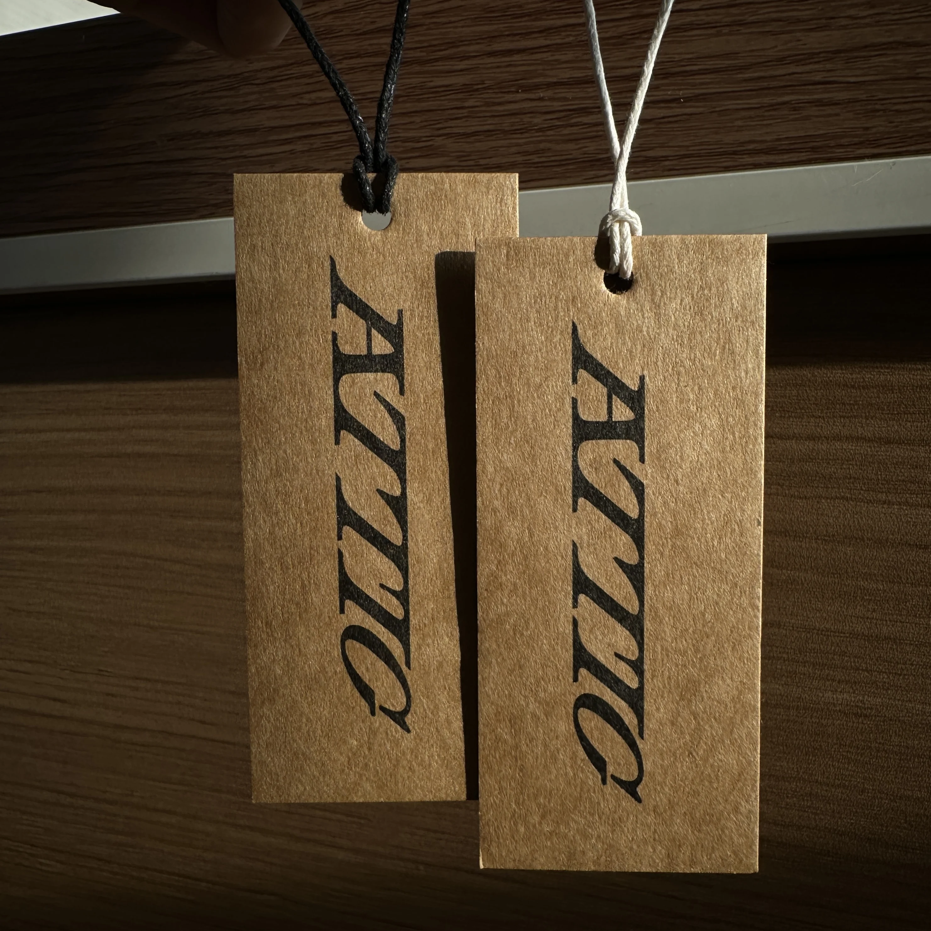 Luxury Recyclable Clothing Hang Tags Custom Logo Green Card Clothes ...