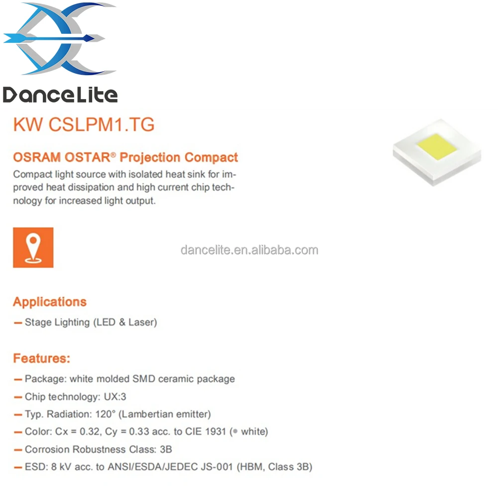 Diy 20mm Copper Base Kw Cslpm1.tg 20w High Power Emitter Led Bead ...