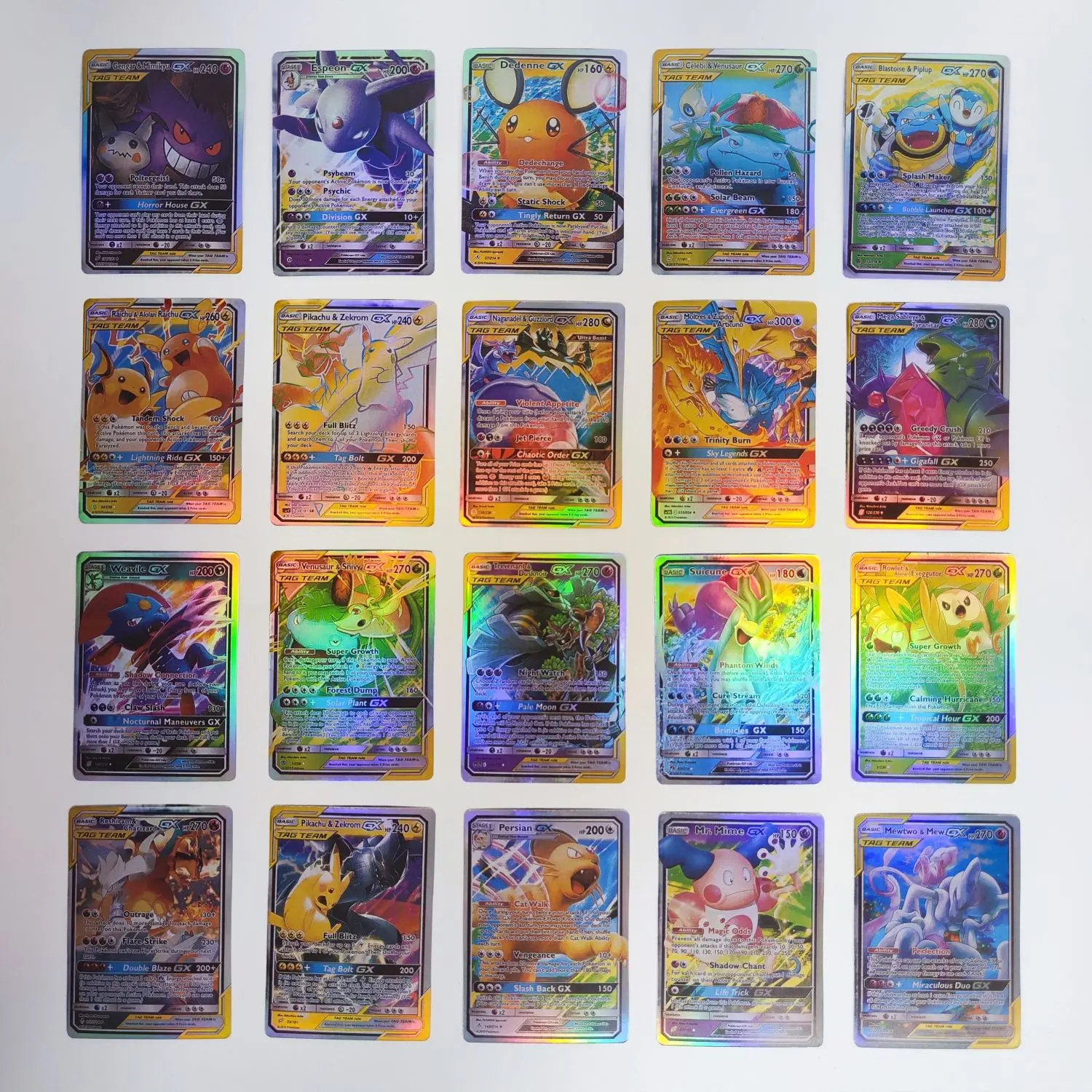 Spot English 100gx Cartoon Poke Mon Full Flash Cards Game Cards 100 Non ...