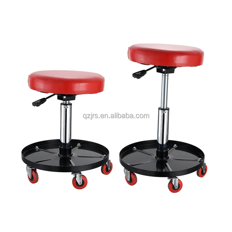 Rolling Creeper Garage Stool Shop Seat Padded Mechanic Stool With Tool ...