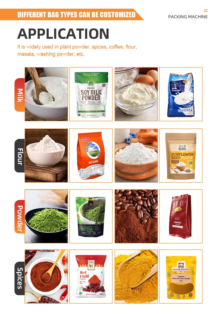 Automatic Doypack Poly Zipper Bag Barbecue Ginger Red Pepper Masala ...