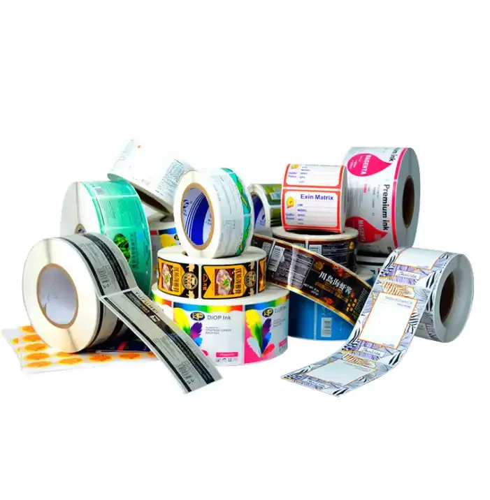 Polypropylene Synthetic Matte Glossy Sticker Paper Rolls for Inkjet ...