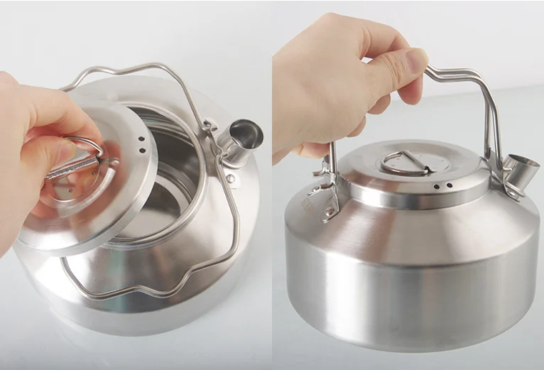 Wholesale Popular Custom Portable Stainless Steel Camping Tea Pots ...
