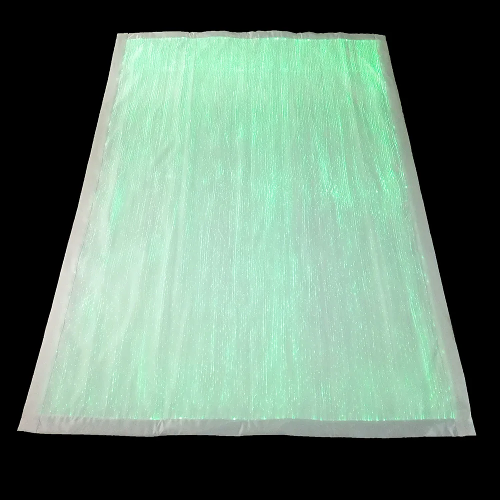 Bulk Sale Luminous Plastic Fiber Optic Fabric Glowing Cloth Textile For ...