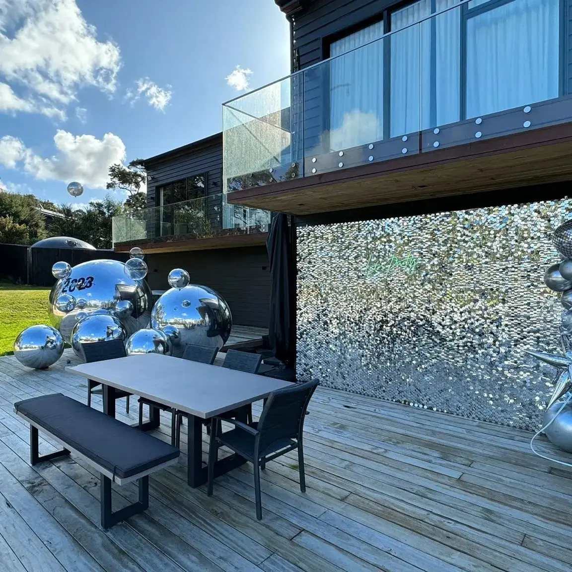 2024 New Inflatable Chrome Ball Inflatable Metallic Balls Inflatable ...