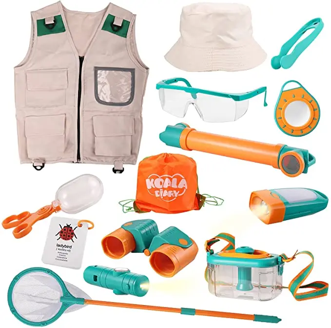 Outdoor Explorer Kit, Kids Camping Toys Gear Set, Bug Catching Kit for ...