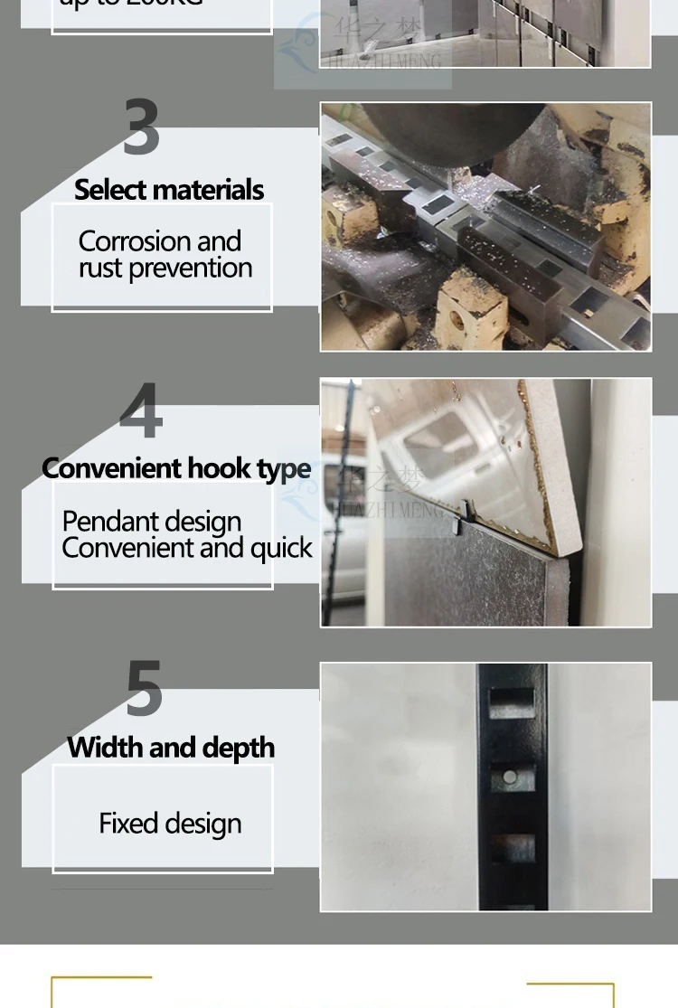 Customizable Punching Plate Tile Display Racks for Showrooms