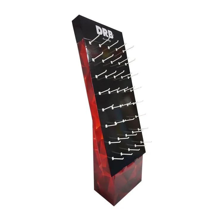 China Manufacturer Retail Custom Cardboard Hook Display For Socks Stand ...