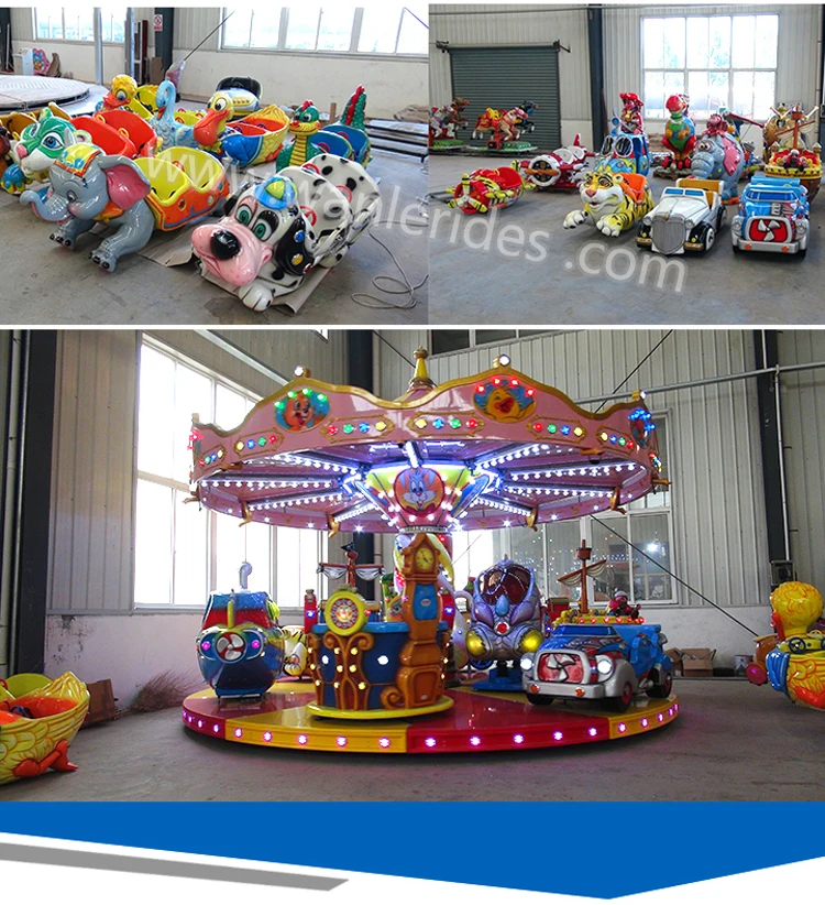 Wanle Hot Sale Colorful Knight Rides Amusement Park Carousel Dazzle ...