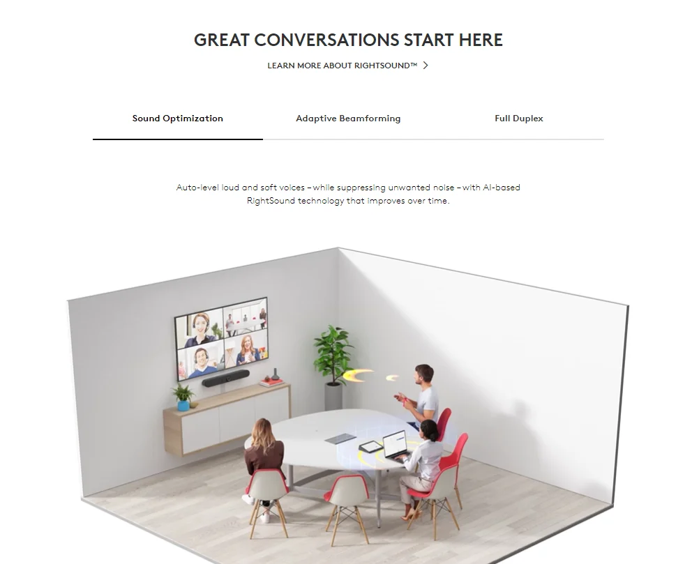 Logitech Rally Bar Mini Cc4500e - 4K UHD Video Conference Camera for ...