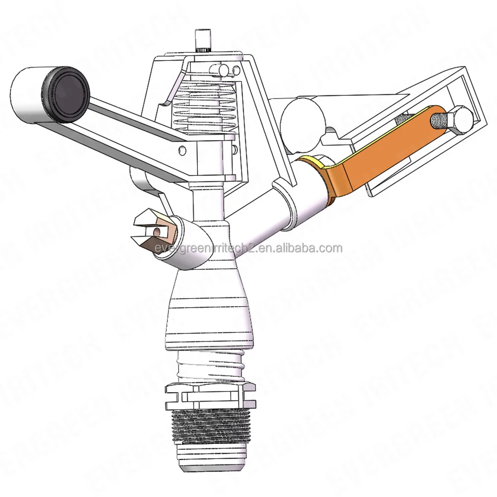 Agriculture Irrigation System Brass Nozzle Sprinkler With Water ...