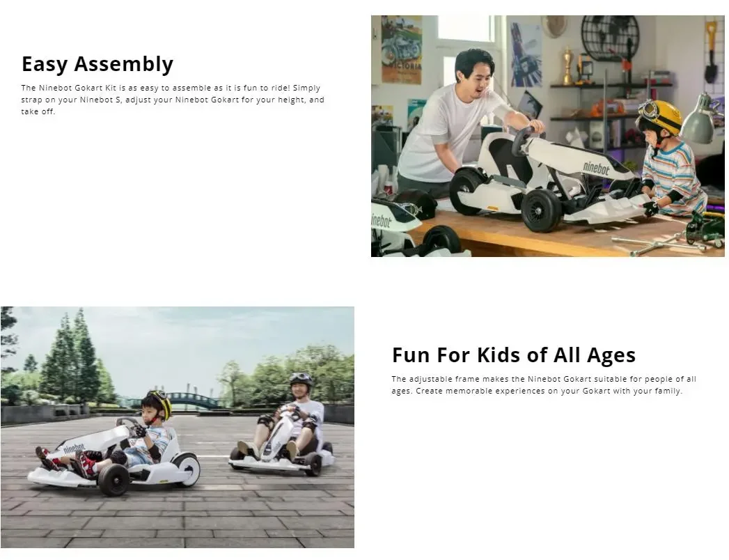 Ninebot Go Kart Kit - Ultimate Electric Racing Experience