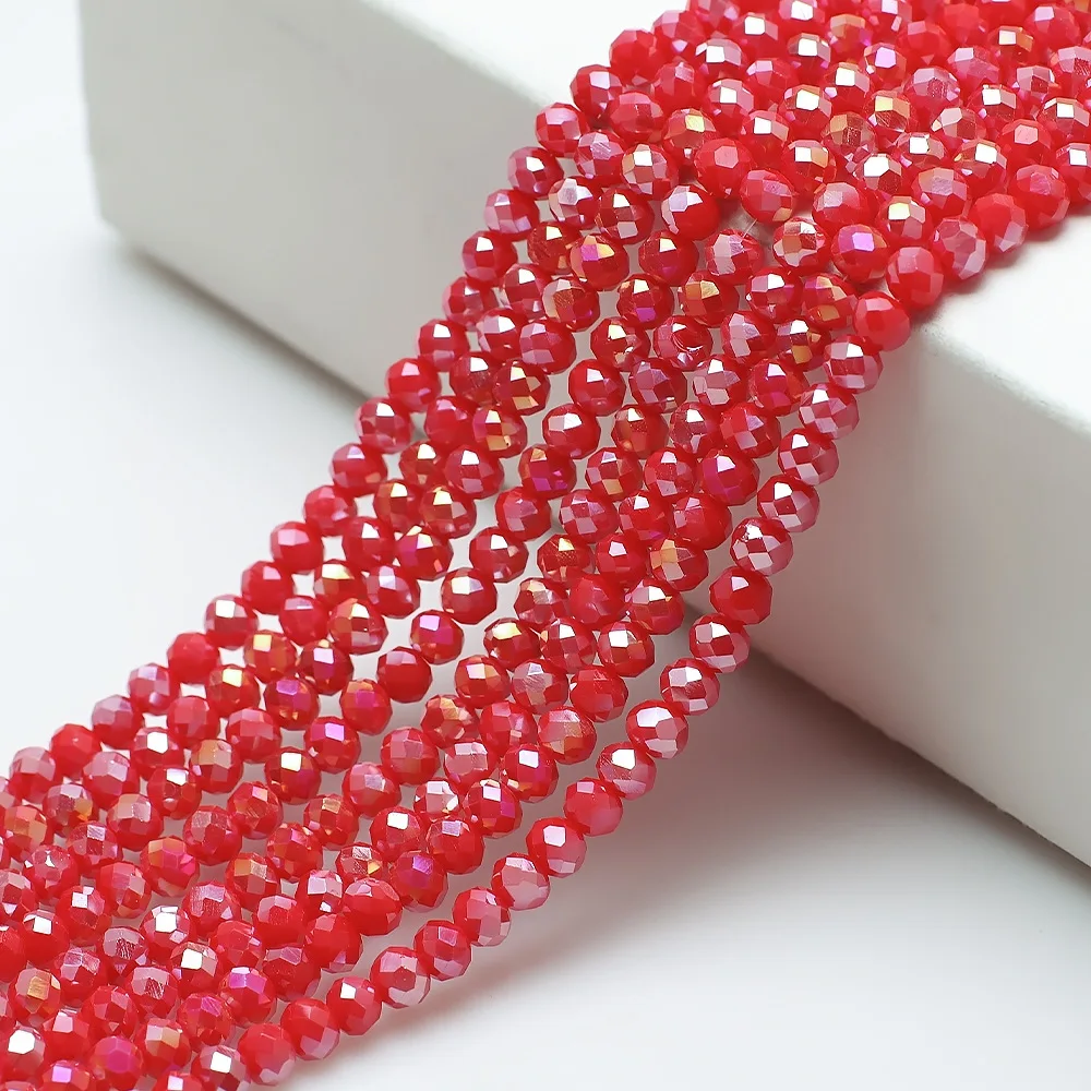 JC Wholesale crystal beads 4mm 6mm rondelle ab color beads for jewelry ...
